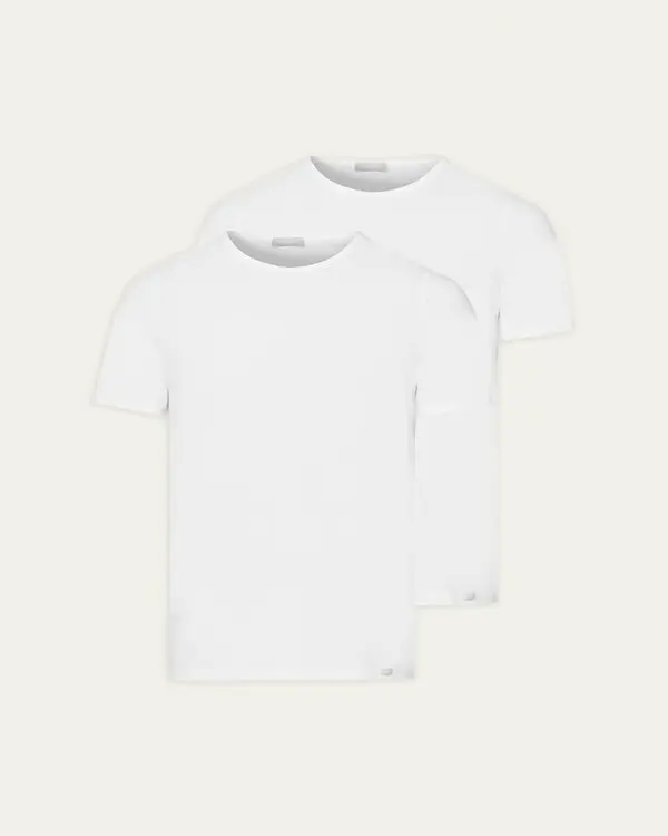 Hanro Cotton Essentials 2-pack Crewneck T-shirts