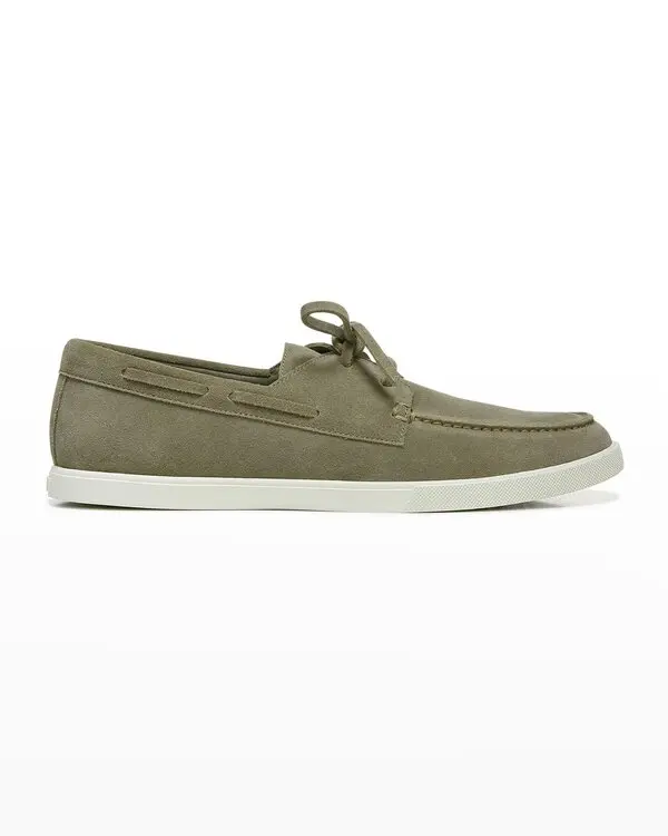 Vince Salerno Sport Suede Boat Shoe In Flint - 51% Off  display picture 1