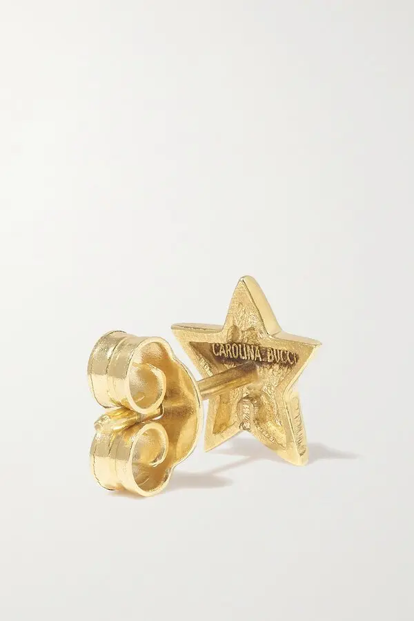 Carolina Bucci Shiny Superstellar 18-karat Earrings - Gold