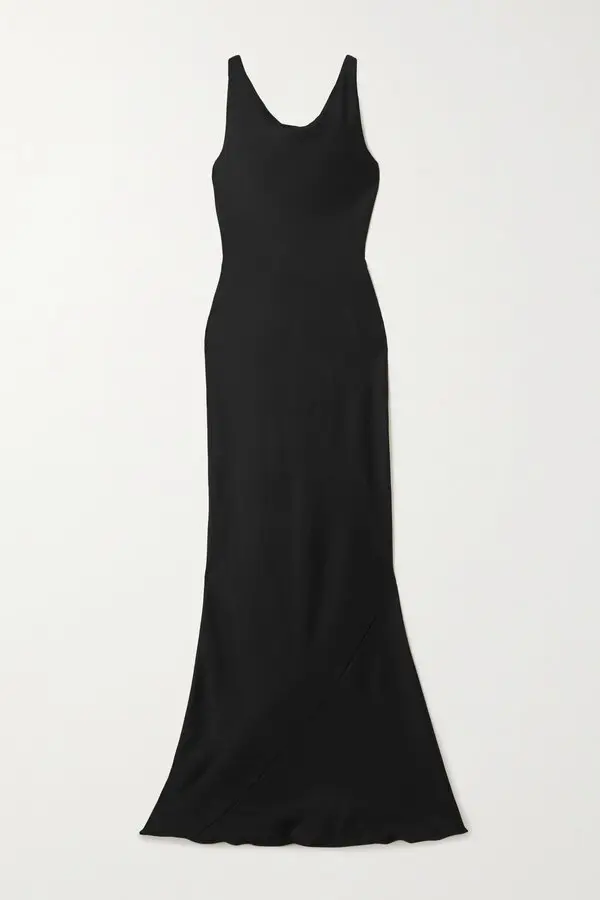 Norma Kamali Maria Satin Gown