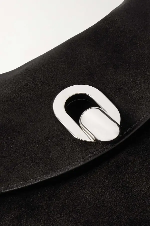 Savette Tondo Suede Shoulder Bag