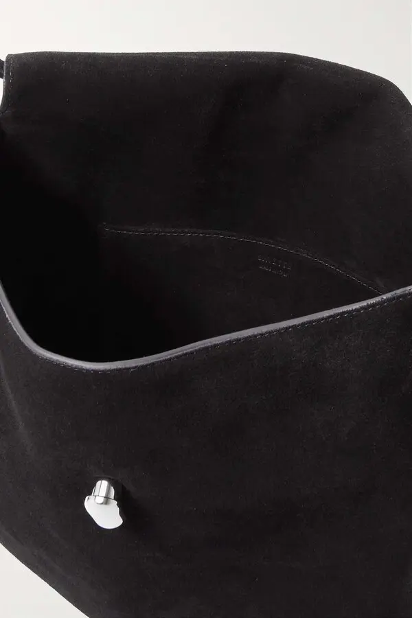 Savette Tondo Suede Shoulder Bag