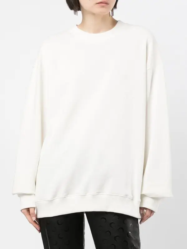 IH NOM UH NIT Logo-print Crewneck Sweatshirt - White