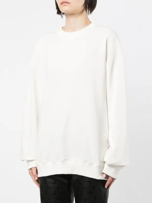 IH NOM UH NIT Logo-print Crewneck Sweatshirt - White