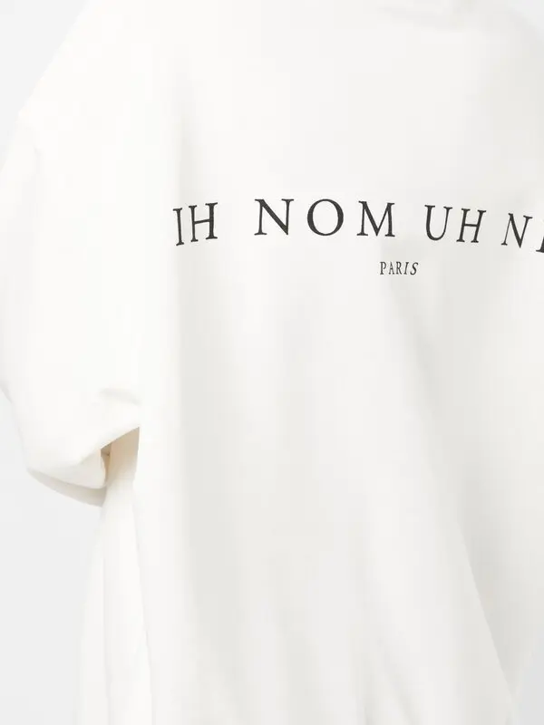 IH NOM UH NIT Logo-print Crewneck Sweatshirt - White