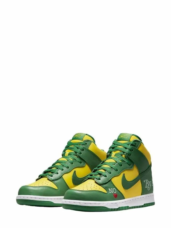 Nike X Supreme Sb Dunk High Any Means Sneakers - Green