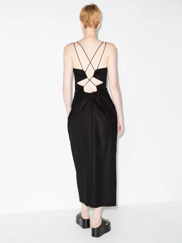 FRAME Square-neck Sleeveless Dress