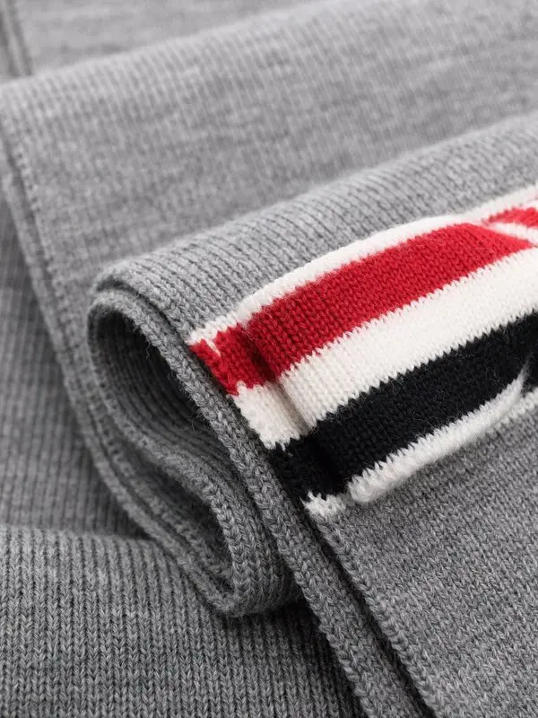Thom Browne Rwb Bow-embellished Scarf