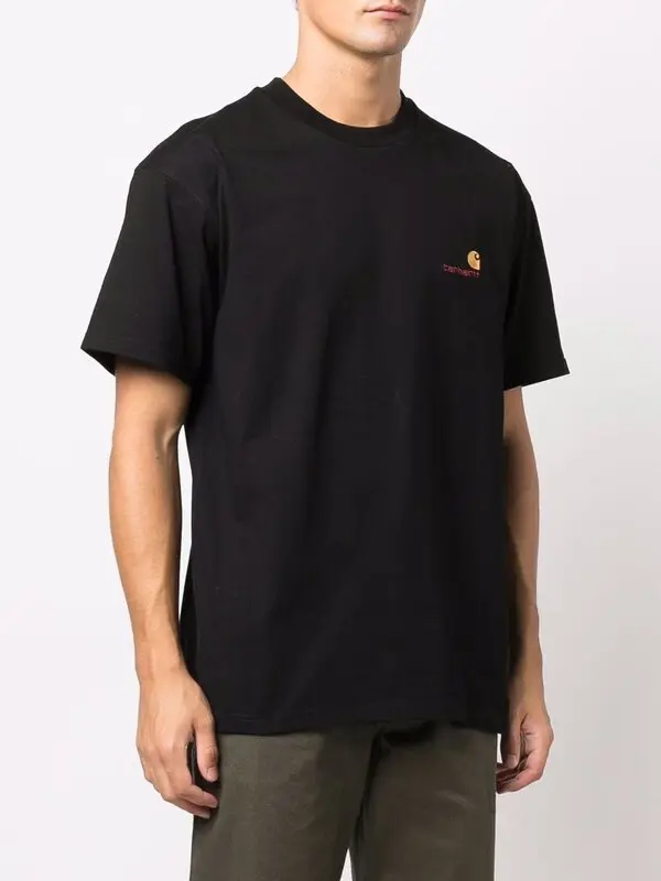 Carhartt Work In Progress American Script T-shirt - Black