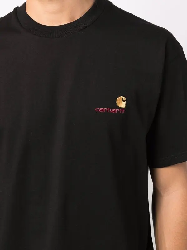 Carhartt Work In Progress American Script T-shirt - Black