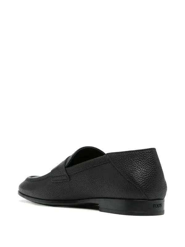 TOD'S Logo-plaque Leather Loafers
