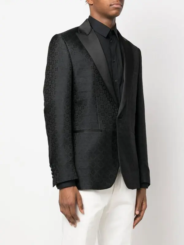 BILLIONAIRE Single-breasted Jacquard Blazer