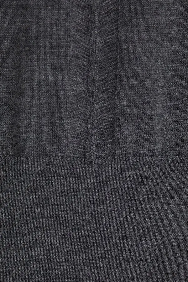 JOSEPH Mélange Cashmereblend Sweater - Dark Gray