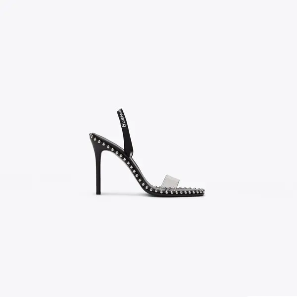 Alexander Wang Studded Nova Strap Sandal - Black