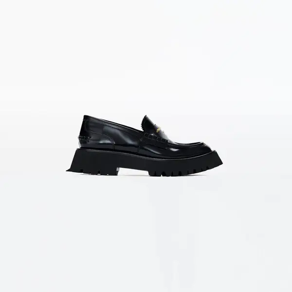 Alexander Wang Carter Mid-heel Lug Loafer - Black