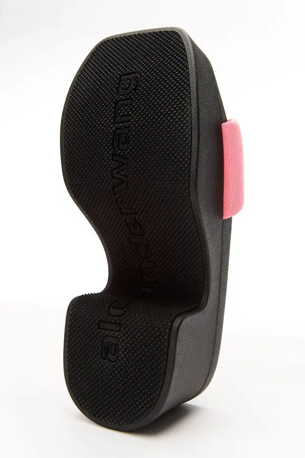 Alexander Wang Aw Platform Slide In Nylon