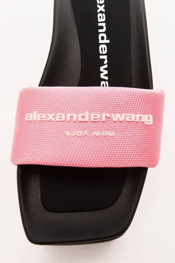 Alexander Wang Aw Platform Slide In Nylon
