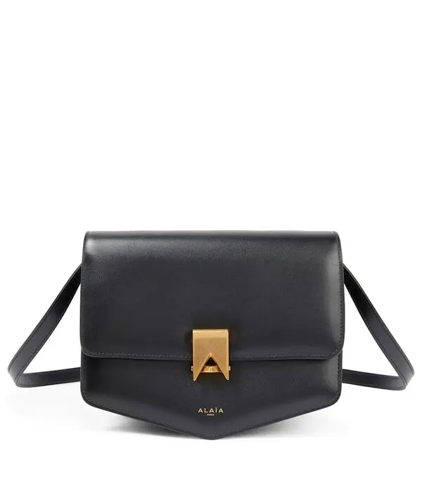 Alaïa Le Papa Small Leather Crossbody Bag