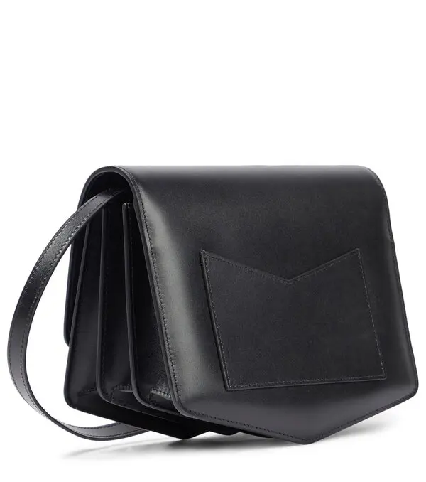 Alaïa Le Papa Large Leather Crossbody Bag - Black