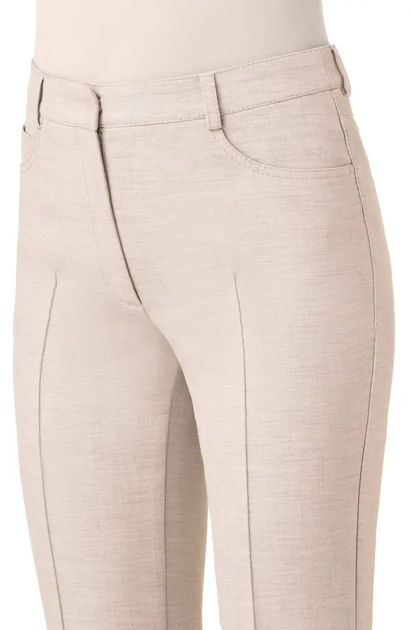 Akris Faye Pintucked Bootcut Stretch Crepe Pants