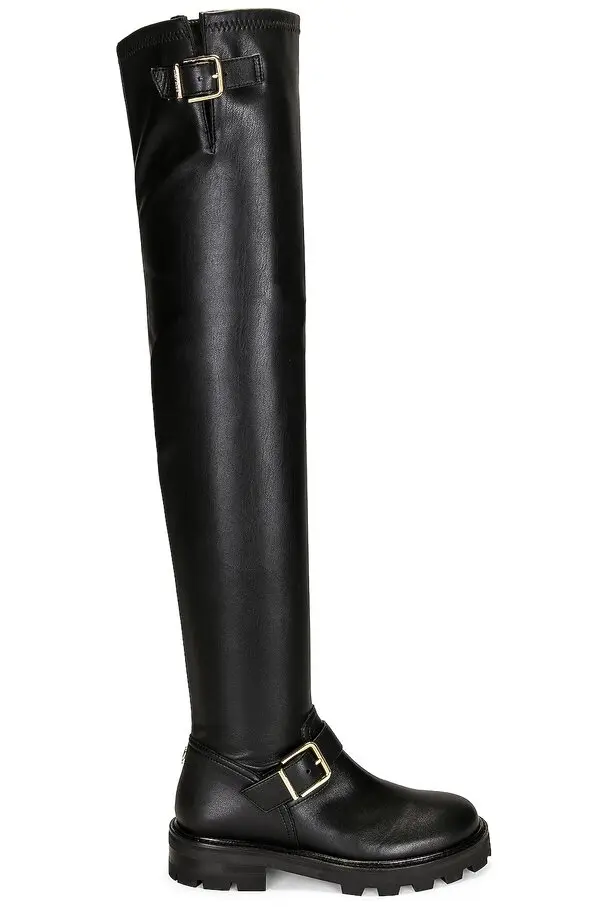 JIMMY CHOO Biker Ii Over The Knee Boot