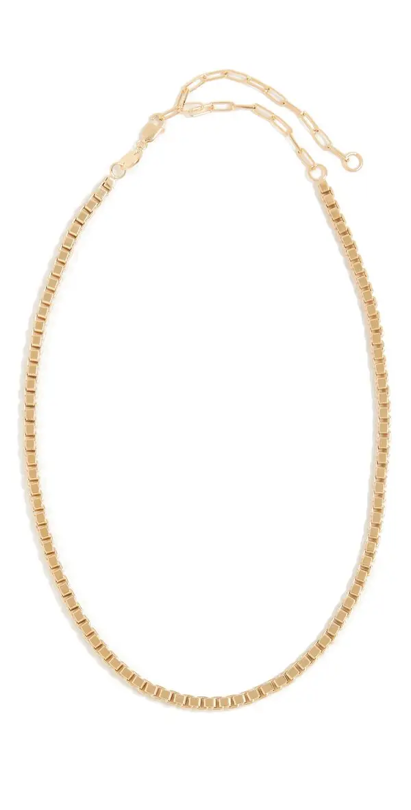 Jennifer Zeuner Jewelry Rima Chain Necklace - Yellow