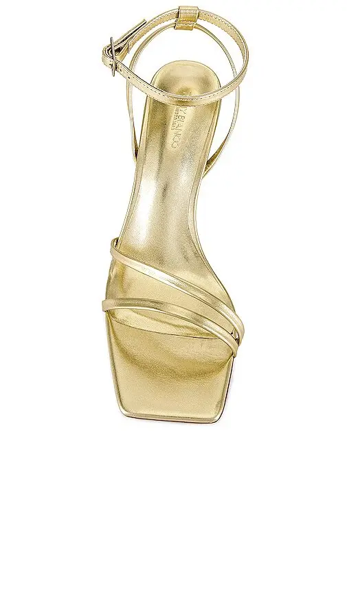 Tony Bianco Corso Heel Gold Nappa Metallic Editorialist