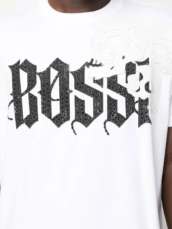 BOSSI SPORTSWEAR Logo-print Short-sleeved T-shirt