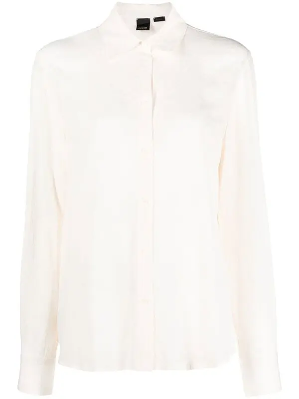 Pinko Button-up Long-sleeve Shirt - Pink