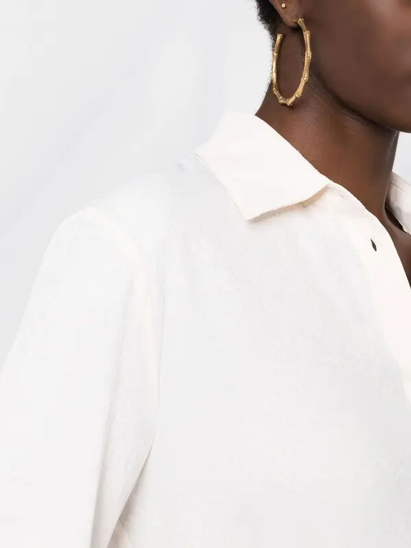 Pinko Button-up Long-sleeve Shirt - Pink