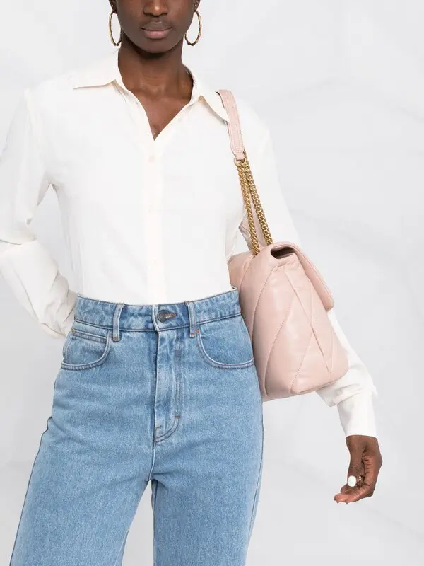 Pinko Button-up Long-sleeve Shirt - Pink