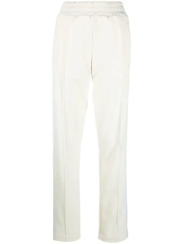 Palm Angels Side-stripe Track Pants - White