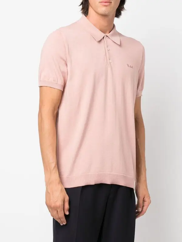 Woolrich Logo-embroidered Knitted Polo Shirt