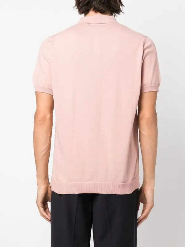 Woolrich Logo-embroidered Knitted Polo Shirt