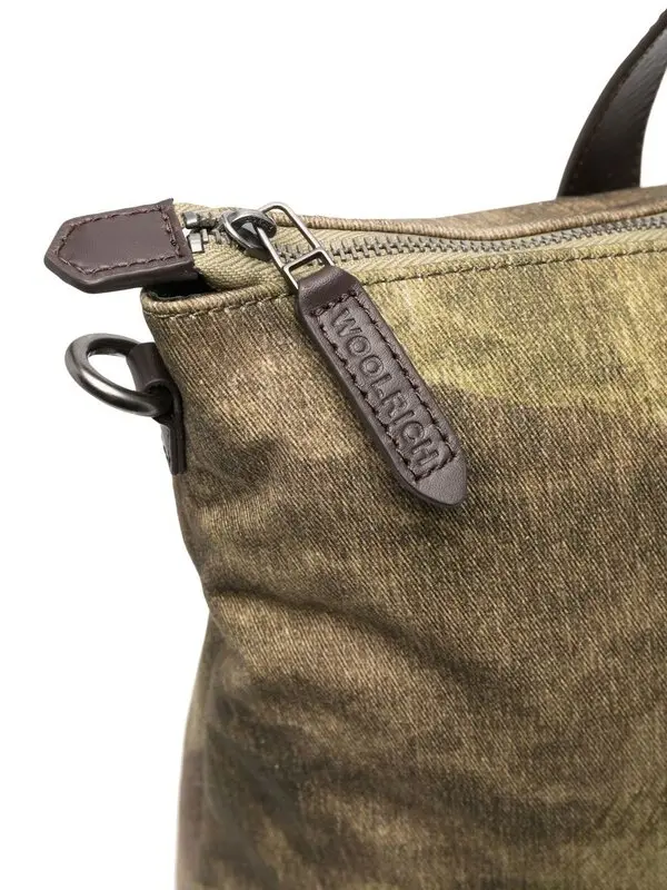 Woolrich Camou Logo-patch Tote Bag