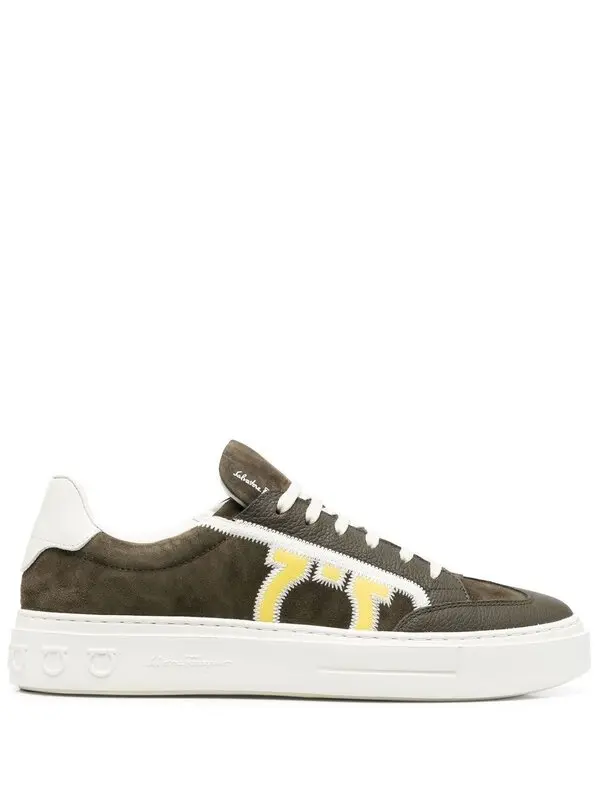 FERRAGAMO Gancini-logo Low-top Sneakers
