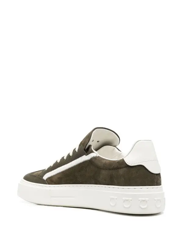 FERRAGAMO Gancini-logo Low-top Sneakers