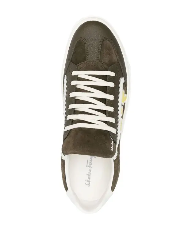 FERRAGAMO Gancini-logo Low-top Sneakers