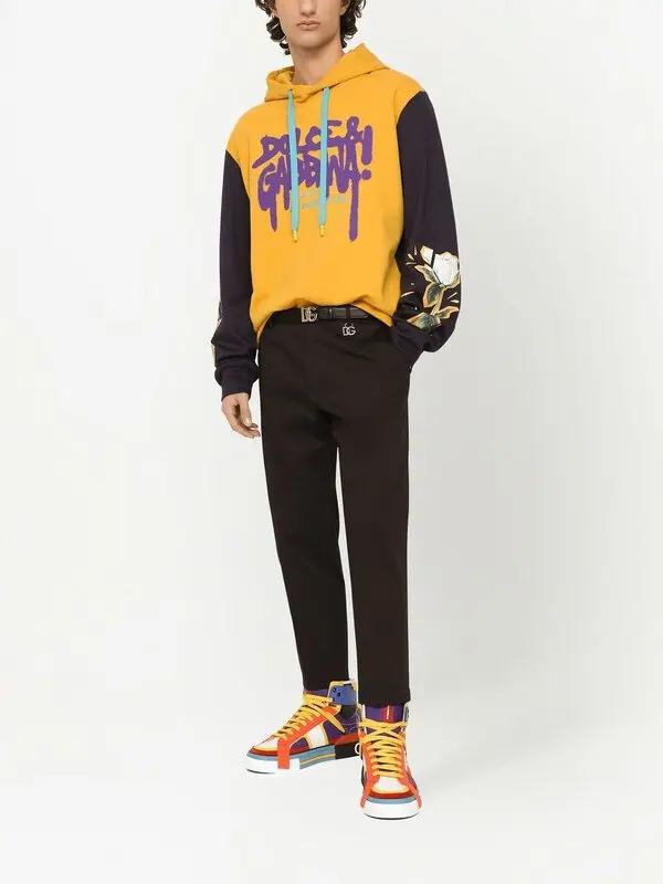 Dolce & Gabbana Stretch-cotton Chino Trousers