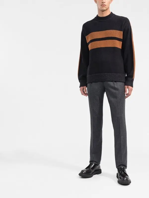 Brunello Cucinelli Pleat Detail Tailored Trousers - Grey