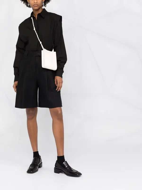 JIL SANDER Tangle Cross Body Bag - White