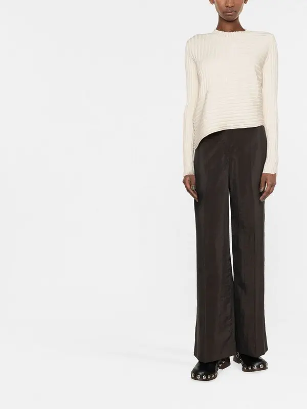 Stella McCartney Asymmetric-hem Ribbed Top