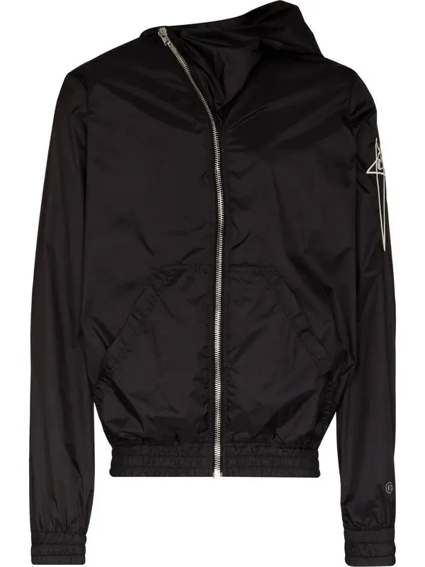 Rick Owens Logo Hooded Jacket