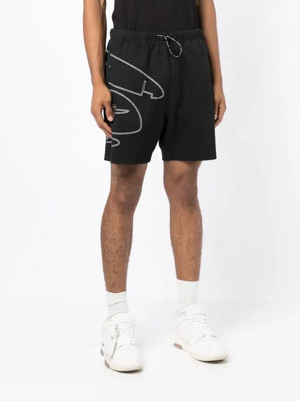 AAPE BY *A BATHING APE Moonface-patch Shorts