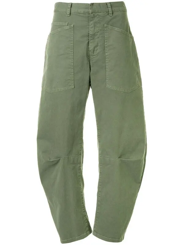 NILI LOTAN Shon Wide-leg Trousers - Green