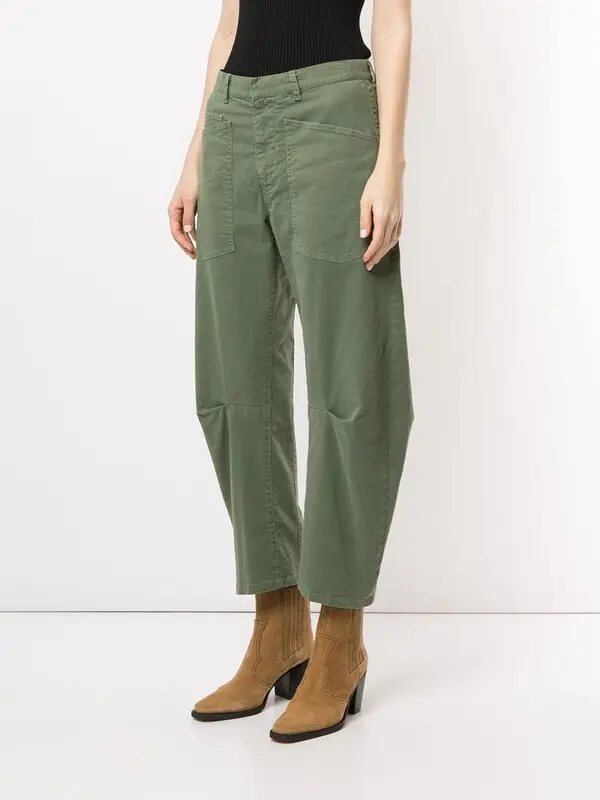 NILI LOTAN Shon Wide-leg Trousers - Green
