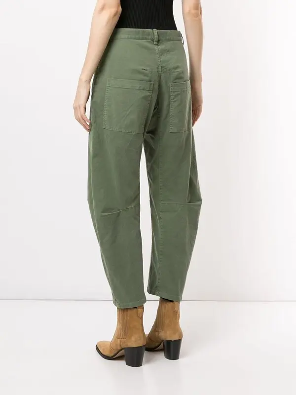 NILI LOTAN Shon Wide-leg Trousers - Green