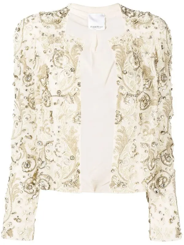 Zuhair Murad Baroque-embellished Cardigan