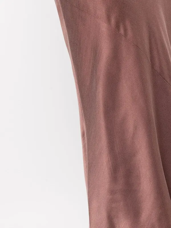 Voz Bias-cut Satin Midi Skirt