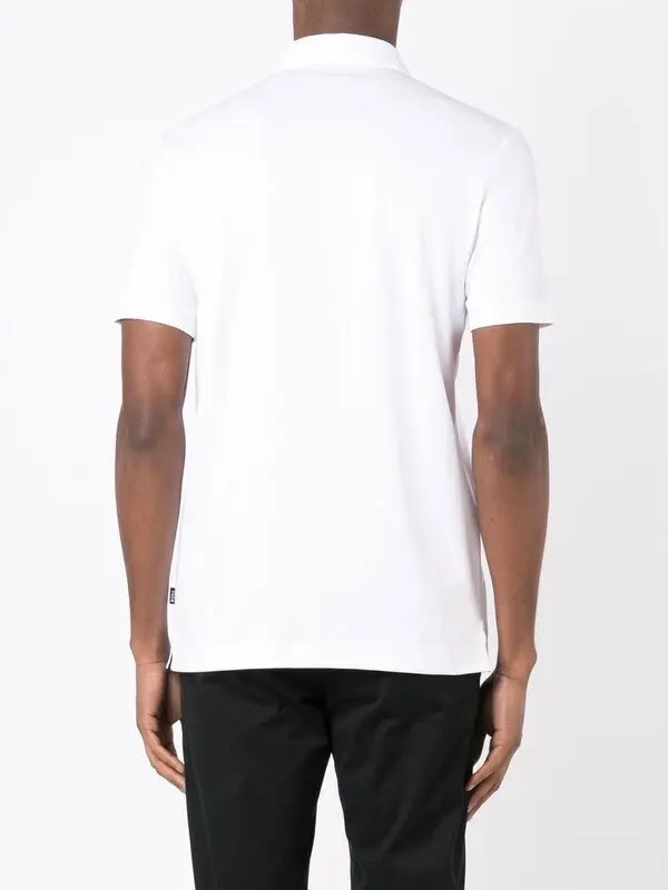 BOSS Logo-print Organic Cotton Polo Shirt